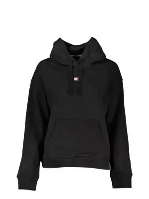 Tommy Hilfiger Logo-Patch Hoodie Black