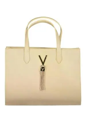 MARIO VALENTINO Divina V-Logo Tote Bag Neutrals