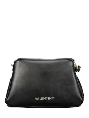 MARIO VALENTINO Logo-lettering Cross Body Bag - Black