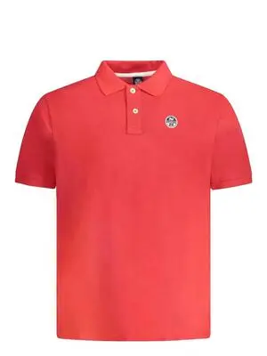 NORTH SAILS Logo-embroidered Cotton Polo Shirt Red