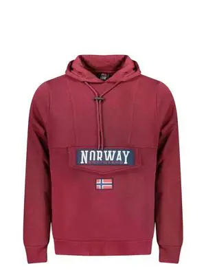 NORWAY 1963 Logo-Patch Hoodie Red