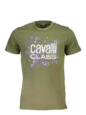 Roberto Cavalli Logo-print T-shirt Green