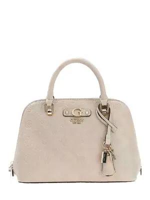 Guess Embossed Logo Tote Bag - Neutrals