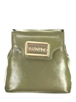 MARIO VALENTINO Logo-plaque Backpack - Green