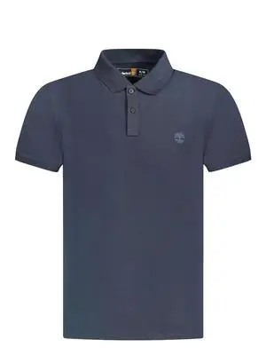Timberland Logo-embroidered Piqué Polo Shirt - Blue