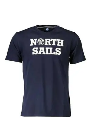 NORTH SAILS Logo-print Cotton T-shirt - Blue