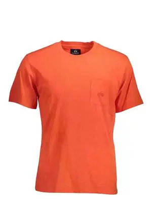 LA MARTINA Logo-embroidered Chest-pocket T-shirt - Red