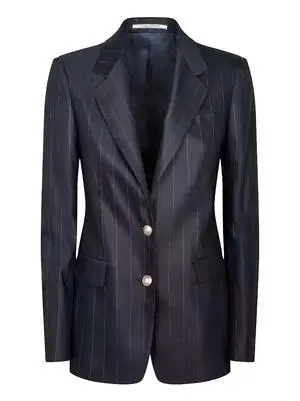 Tagliatore Pinstripe Two-piece Suit - Blue