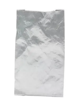 ZILLA Crinkled-effect Clutch - Silver
