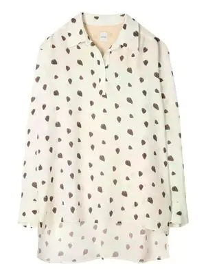 Paul Smith Strawberry-print Blouse - Neutrals