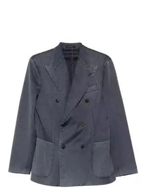 THE GIGI Double-breasted Blazer - Blue