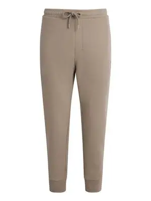 BOSS Stretch-cotton Logo Sweatpants - Green