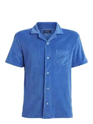 Polo Ralph Lauren Terry Cotton Short-sleeve Shirt - Blue