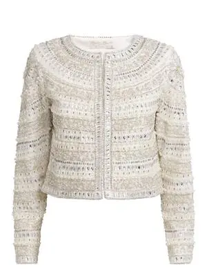 ALICE + OLIVIA Alice+Olivia Kidman Embellished Jacket