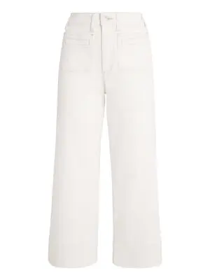 Paige Anessa Wide-leg Jeans - White