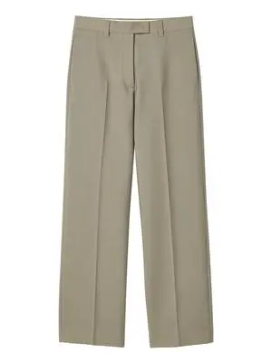 Miu Miu Mohair-wool Tailored Trousers - Neutral
