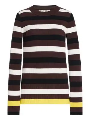 ZANKOV Cadanet Striped Merino Wool Top - Multi