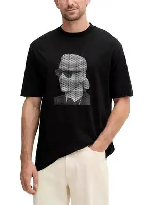 Karl Lagerfeld Graphic-print T-shirt - Black