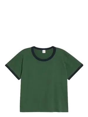 LESET Margo Ringer T-shirt - Juniper/midnight