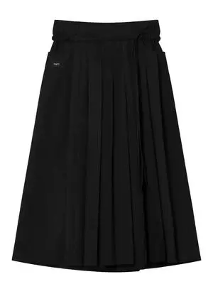 MUSIUM DIV. Pleated Tie Trousers Black