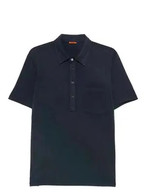 Barena Venezia Button Chest Pocket Polo Shirt - Blue