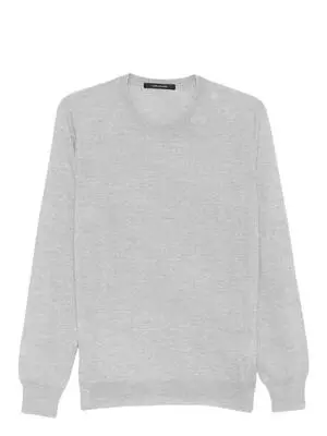 Tagliatore Crew Neck Jumper Grey
