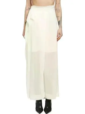 YEHUAFAN Flared Trousers - Neutrals