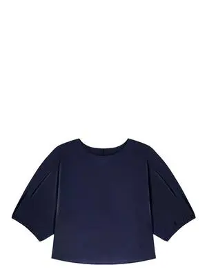 Emporio Armani Puff-sleeve Blouse - Blue
