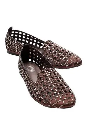 PROLOGUE SHOES Silva Ballet Flat - Brown