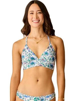 Carve Designs Dahlia Compression Top - Cloud Multifloral