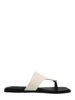 AMIE RAFA Cece Thong Sandals - Bone