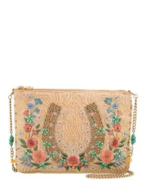MARY FRANCES ACCESSORIES Iron Luck Mini Handbag