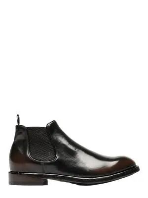 Officine Creative Temple 008 Leather Chelsea Boots - Brown