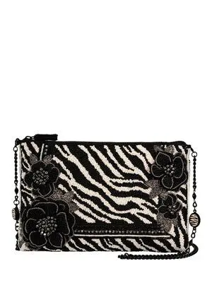 MARY FRANCES ACCESSORIES Primal Balance Crossbody Handbag - White/black