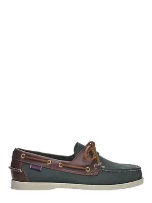 SEBAGO Portland Spinnaker Nbk Fgl Boat Shoes Blue Navy-dk Brown