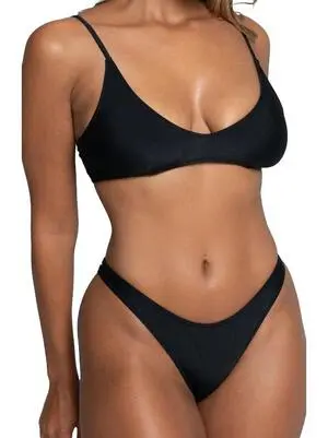 BRIGHT SWIMWEAR Sofie Top - Black
