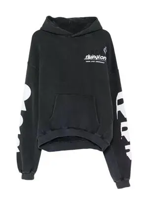RIVINGTON ROI REBIS Uso Logo-print Hoodie - Black