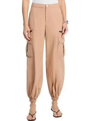 L'Agence Greer Cargo Jogger Pants - Praline