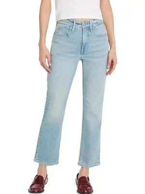 Good American Good Icon High Rise Straight Ankle Jeans - Indigo