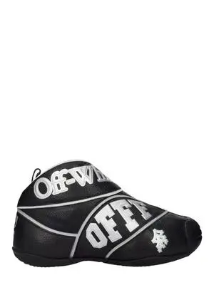 Off-White Logo-print Slip-on Sneakers - Black