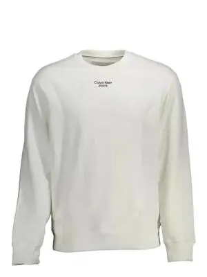 Calvin Klein Logo-print Cotton Sweater - White