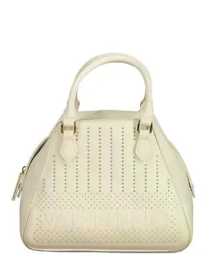 MARIO VALENTINO Embossed Tote Bag With Studded Design - Neutrals