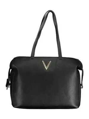 MARIO VALENTINO Logo-detail Tote Bag - Black