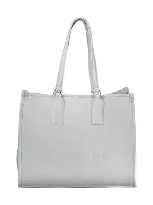 MARIO VALENTINO Debossed-logo Tote Bag - Blue