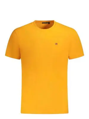 NAPAPIJRI Logo-patch Cotton T-shirt - Yellow