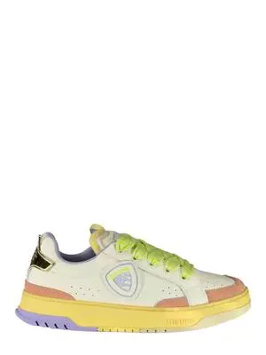 BLAUER. Perforated Sneakers White