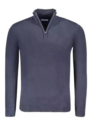 NORTH SAILS Quarter-Zip Stand-Up Collar Sweater Blue