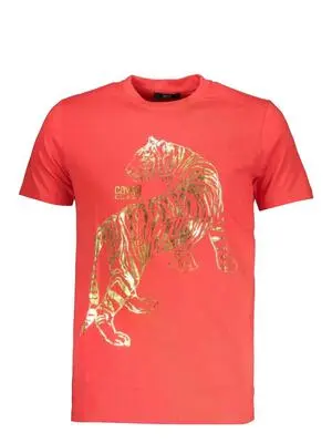 Roberto Cavalli Tiger-print T-shirt - Red