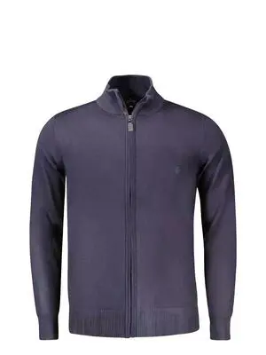 COVERI MOVING Cotton Zip-up Sweatshirt - Blue