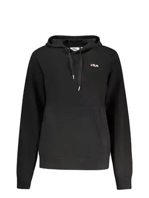FILA Logo-embroidered Hoodie - Black